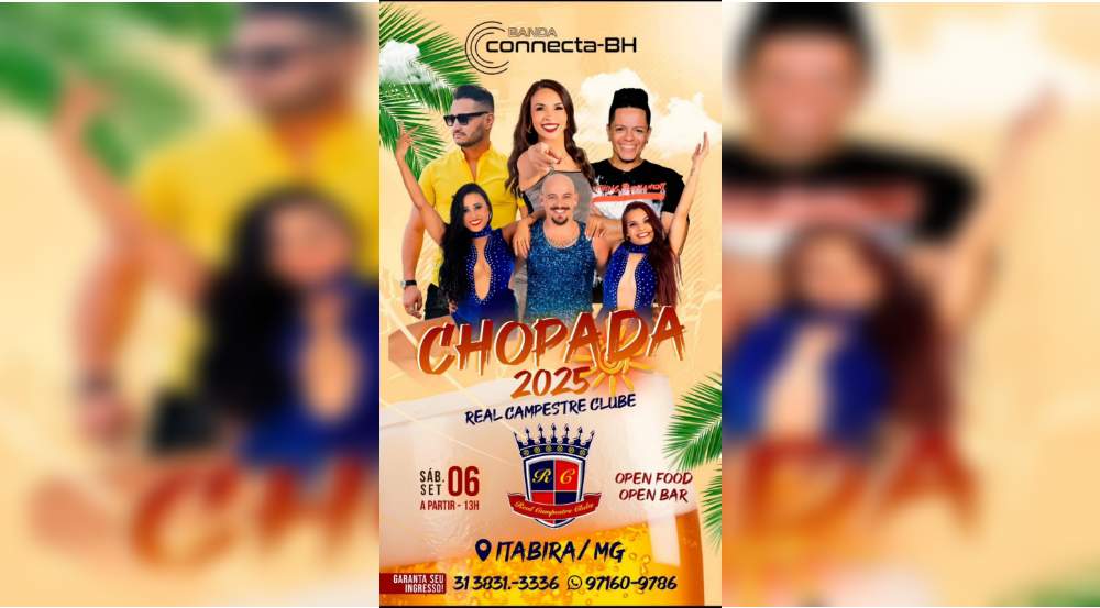 Itabira se prepara para a “Chopada 2025 do Real Campestre Club” com ...
